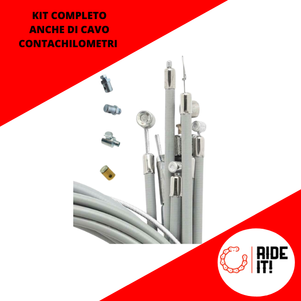 RIDEIT | Kit Guaine e Cavi Completo di ContaKM Vespa * PX 125 150 200 * fino al 1983 – RIDEITSTORE
