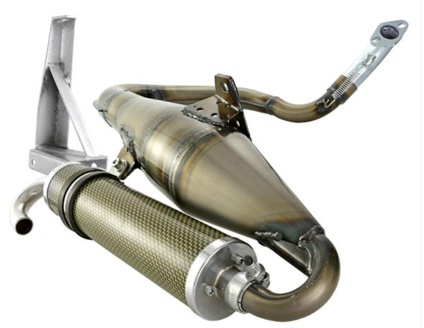 MARMITTA supersilenziata espansione SIMONINI racing per PIAGGIO APE ...